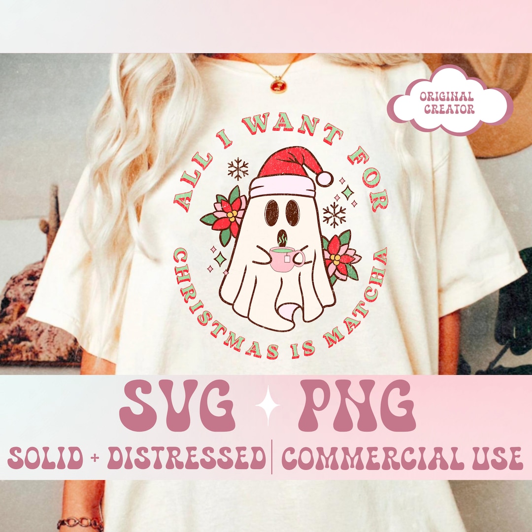 Matcha SVG, Trendy Christmas,retro Christmas Svg,tea Svg,christmas ...