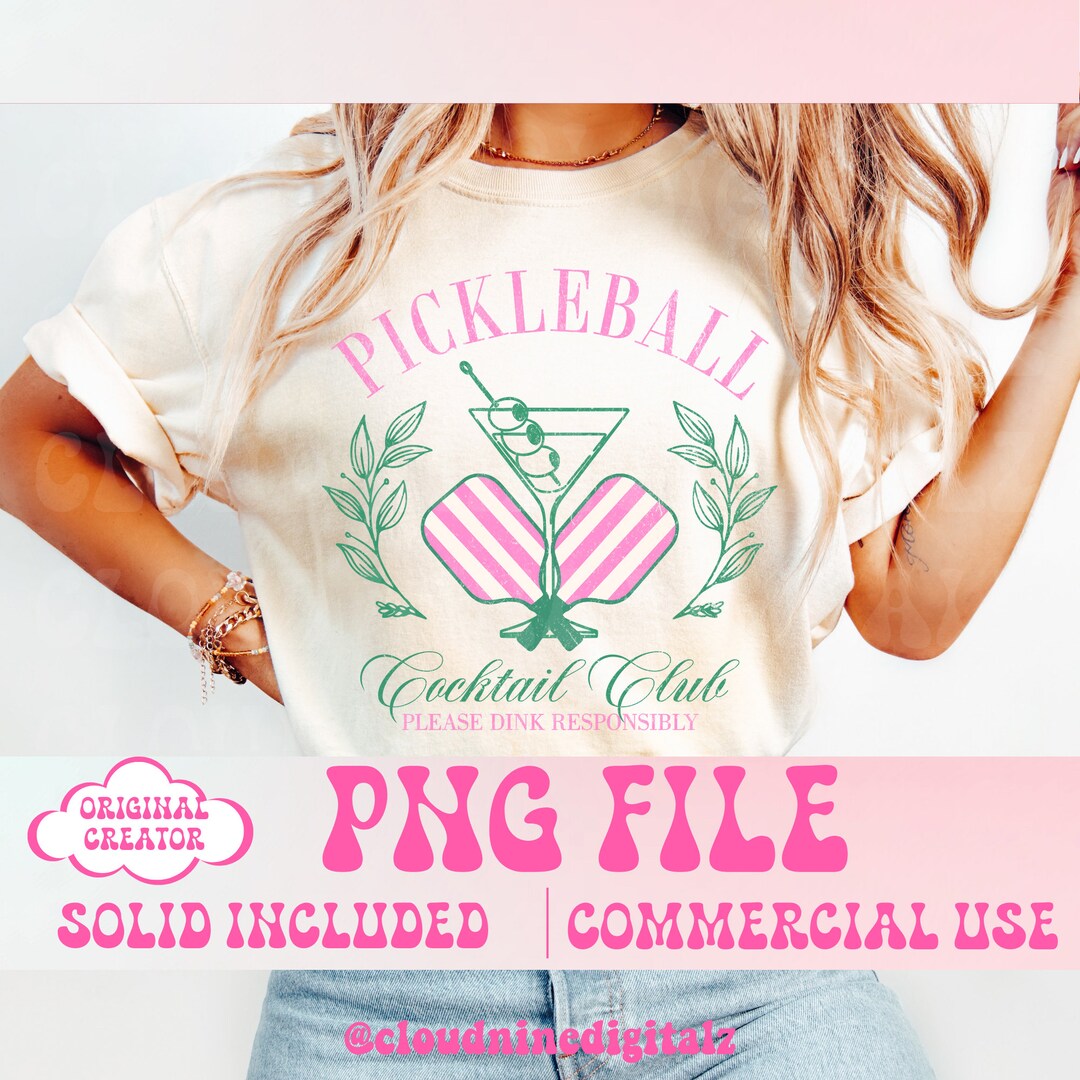 Pickleball Png Cocktail Club Png Pickleball Design Pickleball Player ...