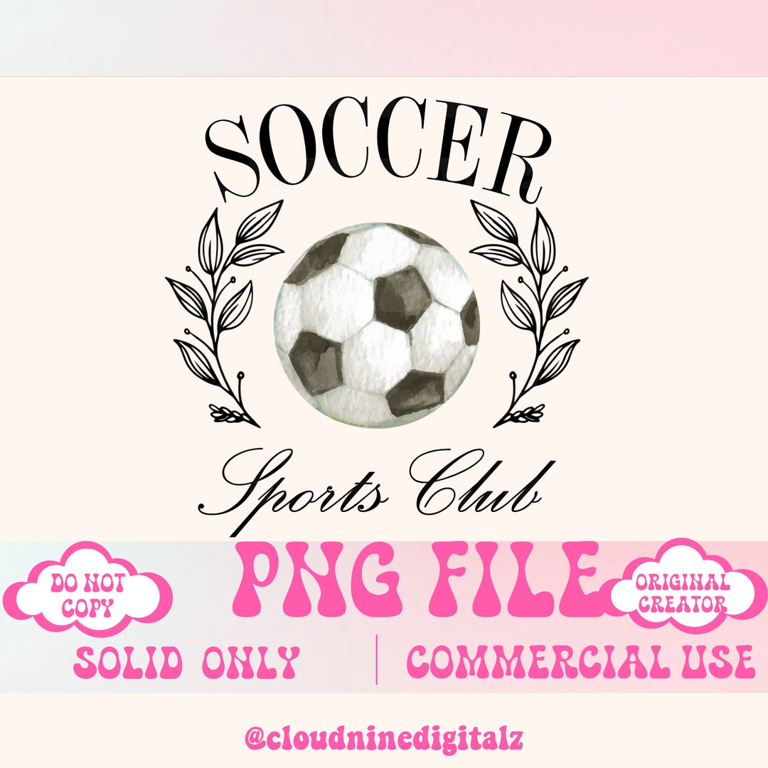 Soccer Sports Club Png,trendy Soccer Png,retro Soccer Png,soccer Shirt ...