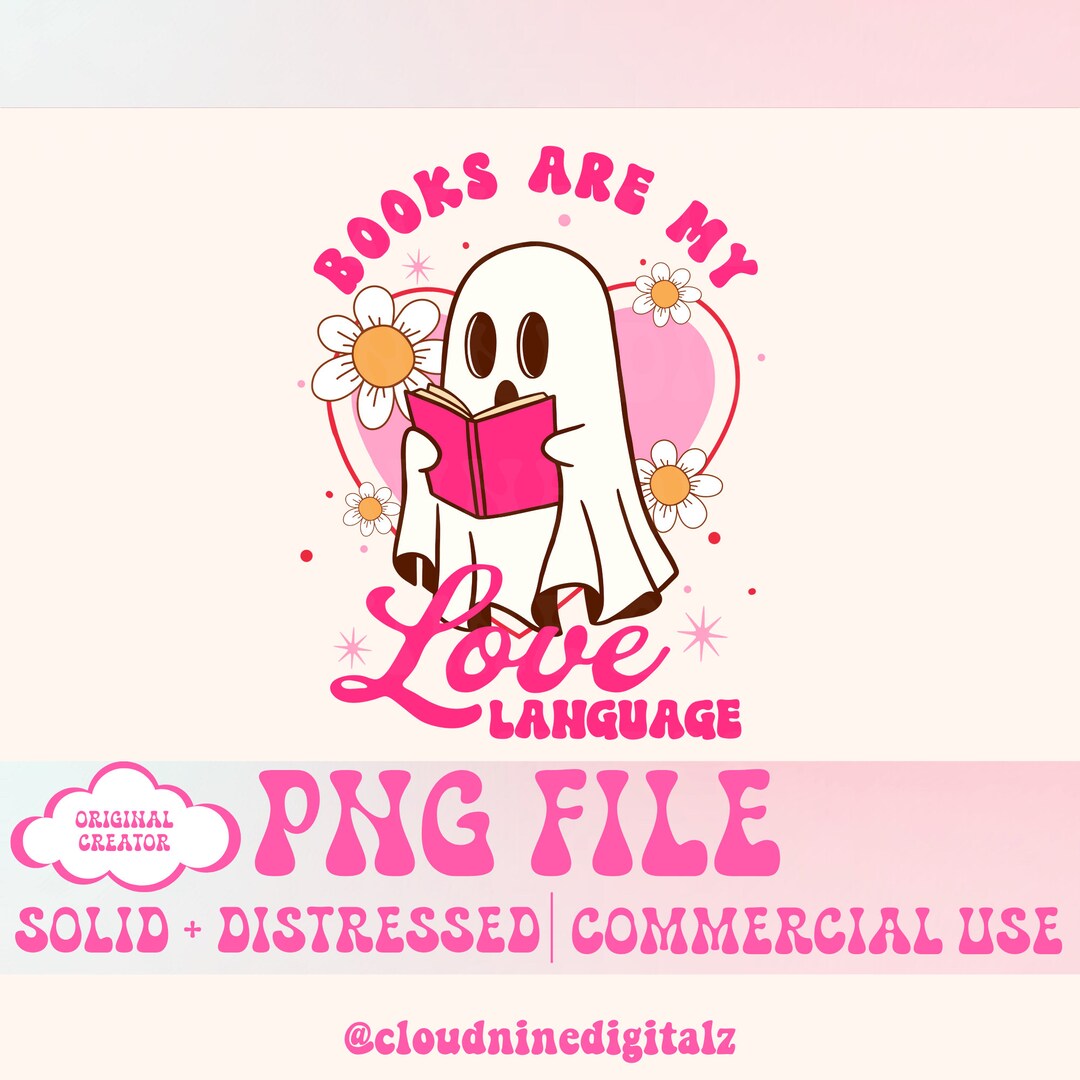 Book Lover,ghost Valentine,valentines Ghost Png,valentine Ghosts,png ...