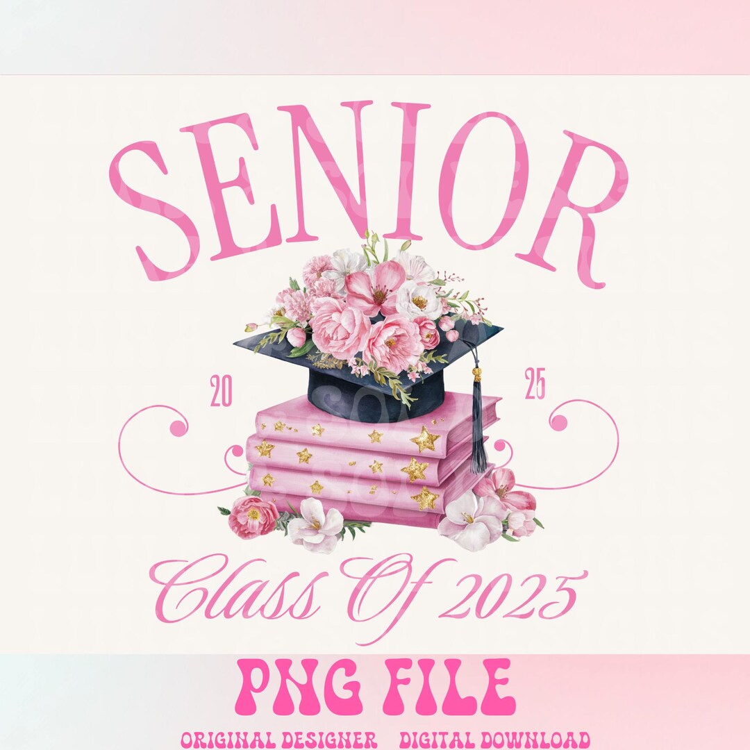 Senior 2025 Png,coquette,pink Bow Png,senior 2025 Png,class of 2025 Png ...
