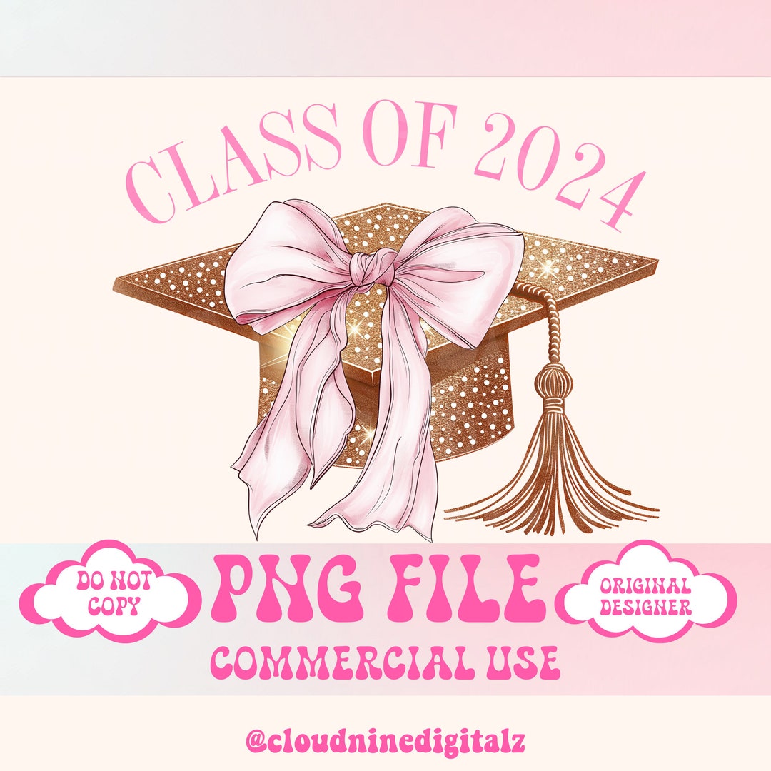 Coquette,senior 2024 Png,pink Bow Png,senior 2024 Png,class of 2024 Png ...
