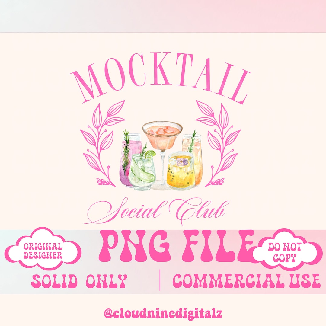 Mocktail Girls Club,social Club Png,sober,cocktail Png Social Club Png ...