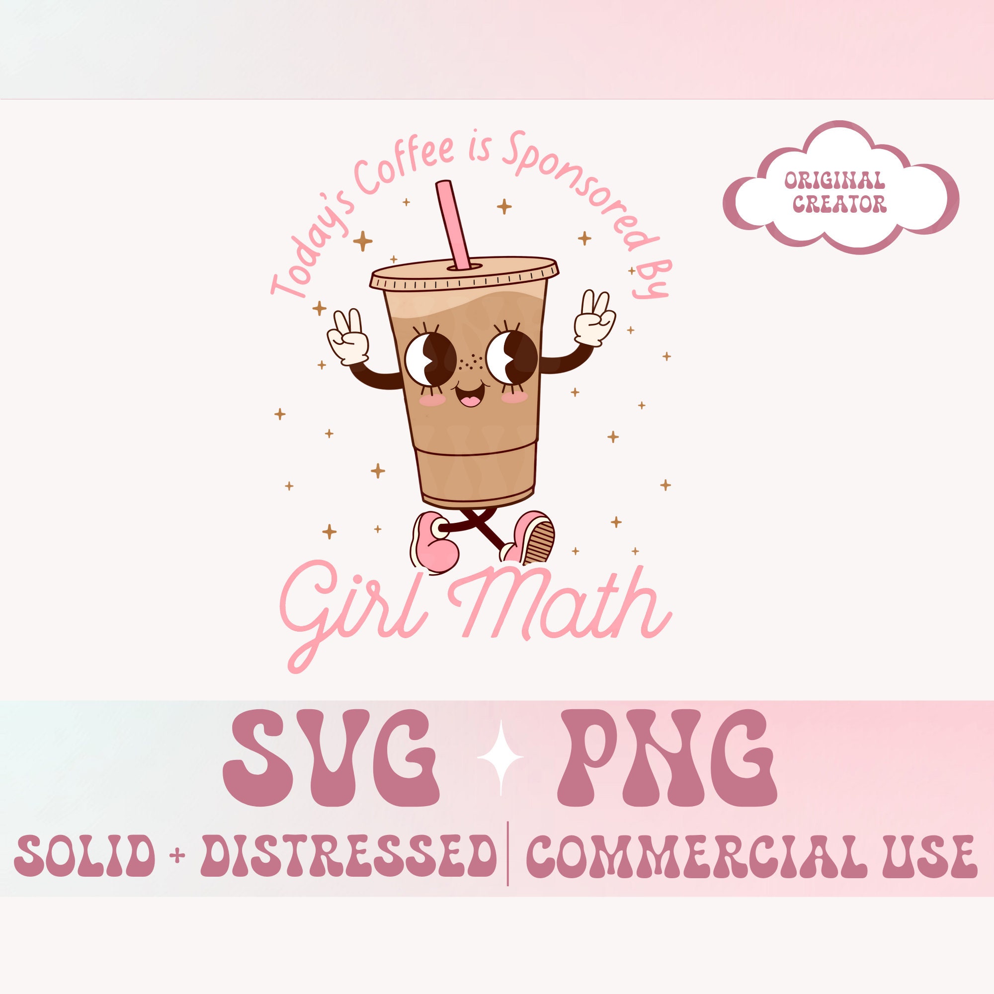Girl Math SVG Retro Png Girl Math University PNG Coffee Svg - Etsy