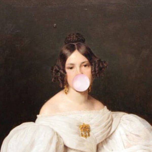 Pink Bubble Gum Bubbles Etsy