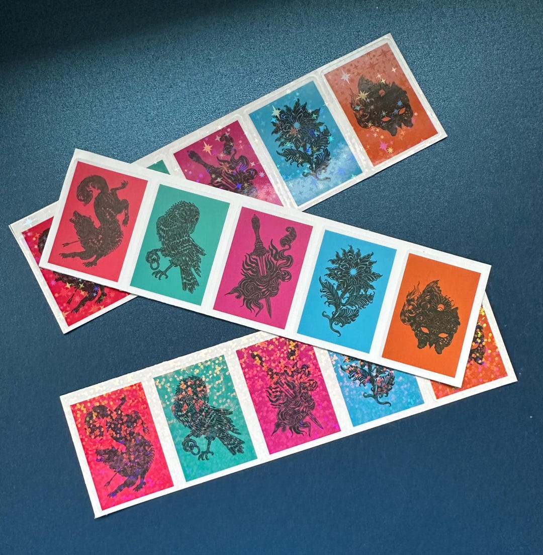 ACOTAR Book Covers || Sticker Sheet - Etsy