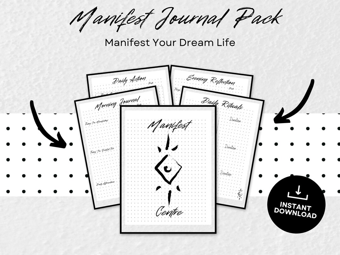 Manifest Journal - Etsy