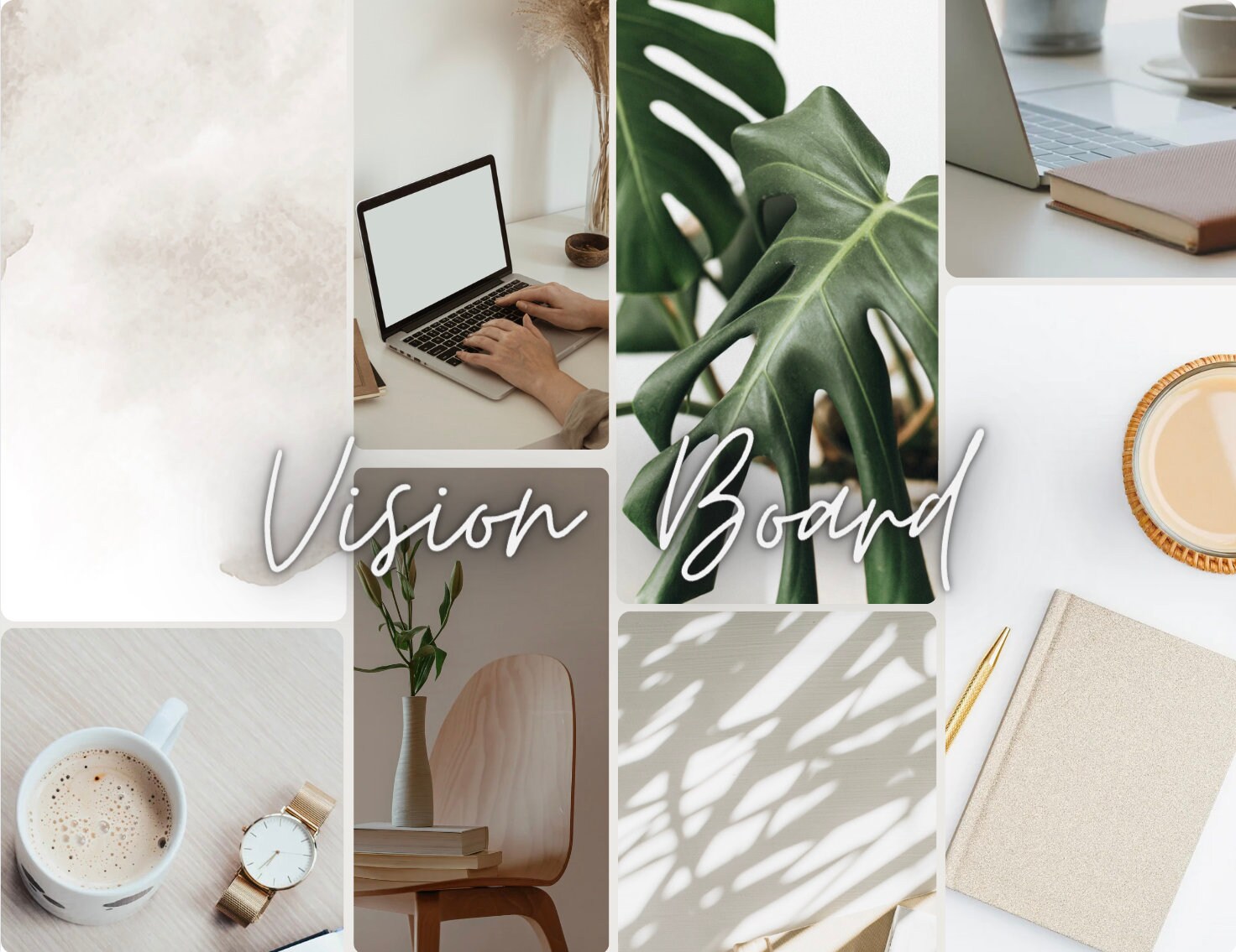 Digital Vision Board & Wellness Planner Bundle - Etsy