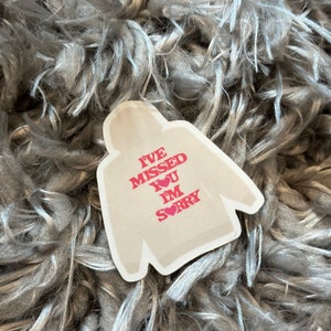 I Miss You Im Sorry Hoodie Sticker - Etsy