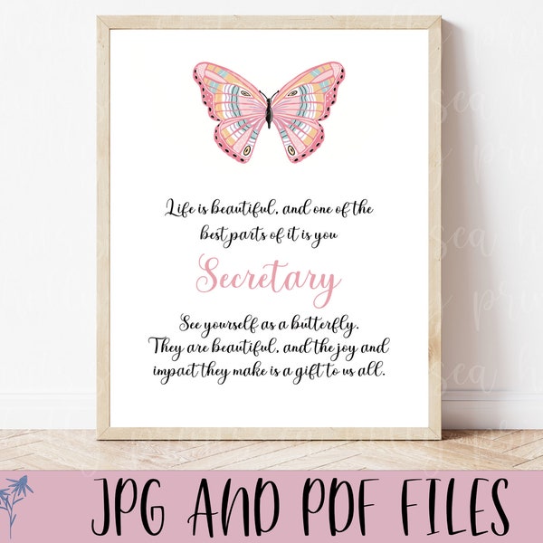 Secretary Appreciation - Etsy
