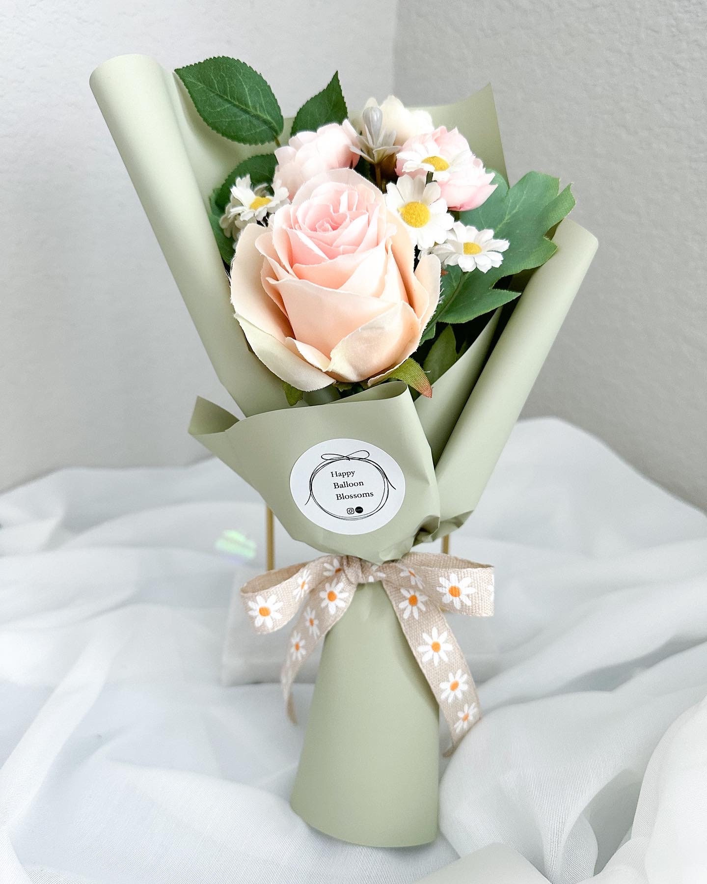Silk Flower Bouquet 12” – Birthday Gift That Lasts, Artificial Flowers ...