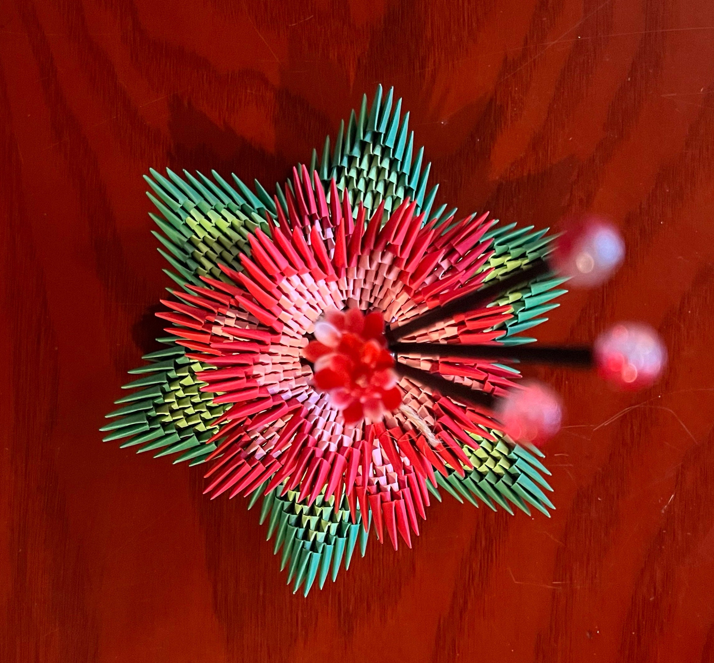 3D Origami Flower Reed Oil Defuser Hand Made. Unique Great Present for ...