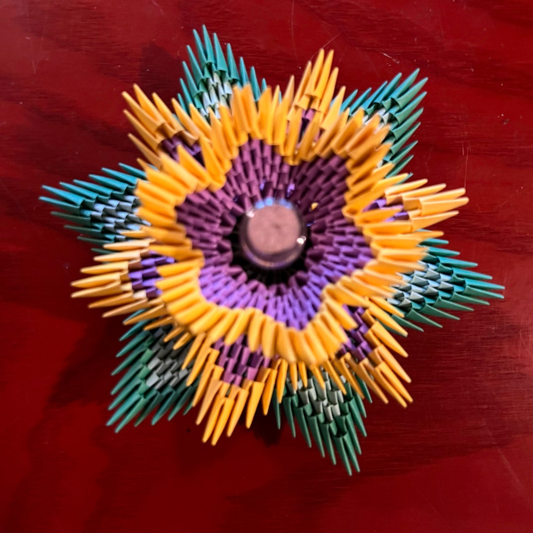 3D Origami Flower Reed Oil Defuser - Hand Made . Unique Great Present ...
