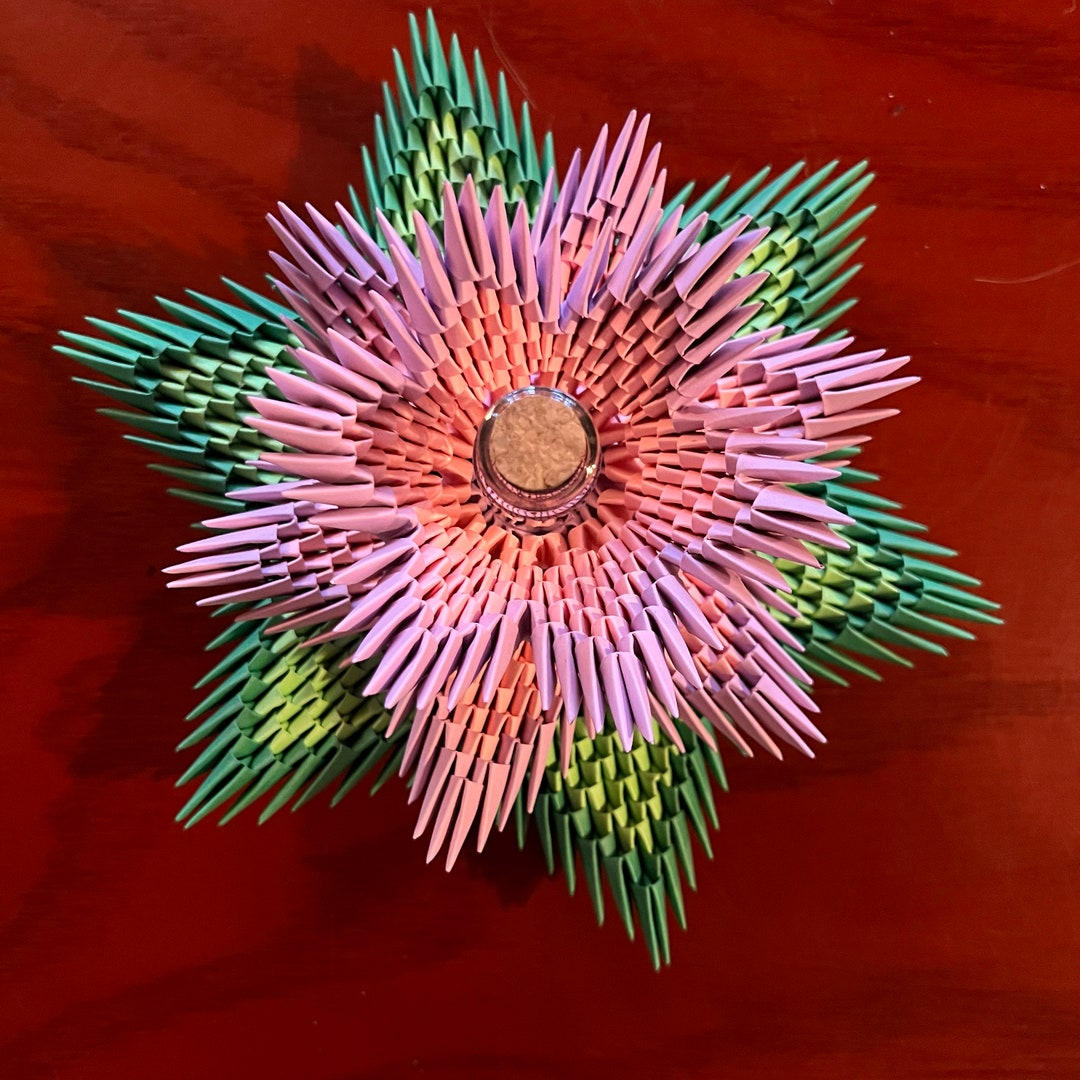 3D Origami Flower Reed Oil Defuser - Hand Made. Unique Perfect Present ...
