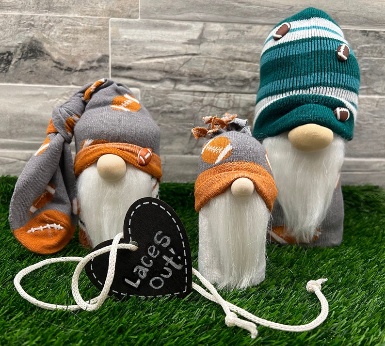 Handmade Football Gnomes: Game Day Decor - Etsy