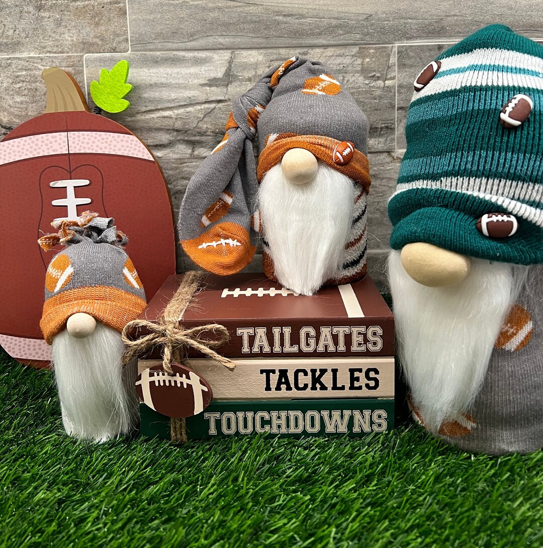 Handmade Football Gnomes: Game Day Decor - Etsy