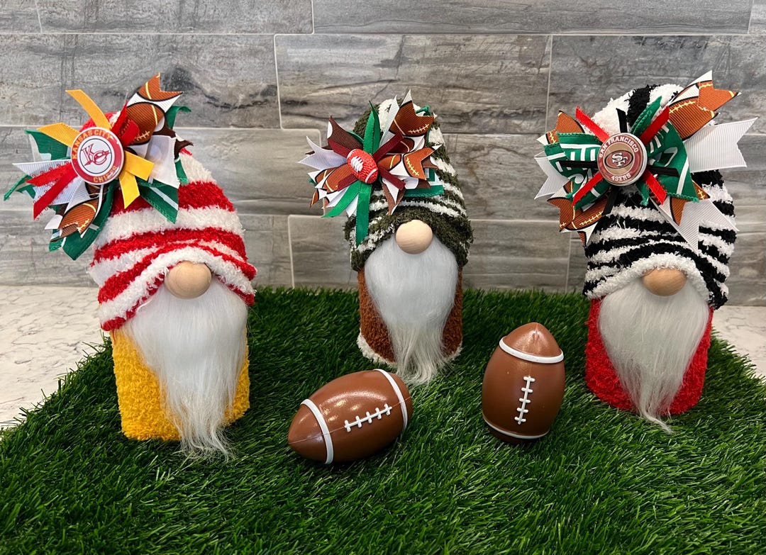 Custom Handmade Football/nfl Gnomes - Etsy