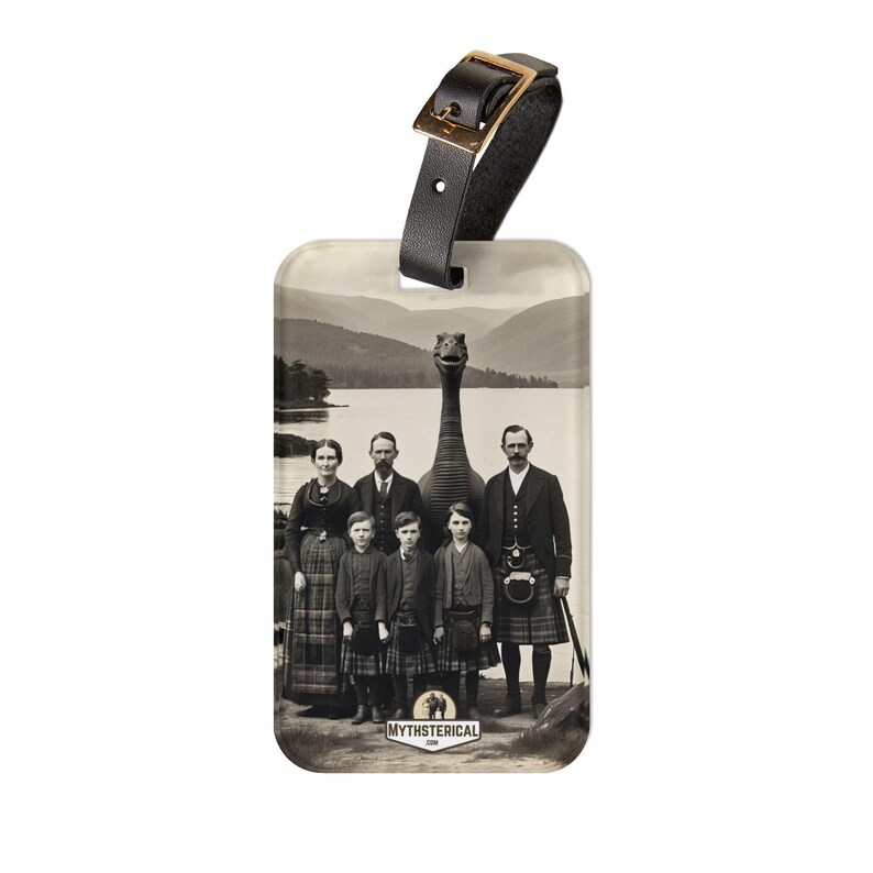 Luggage Tag: Nessie the Loch Ness Monster Photobombed Our 1800s Family ...