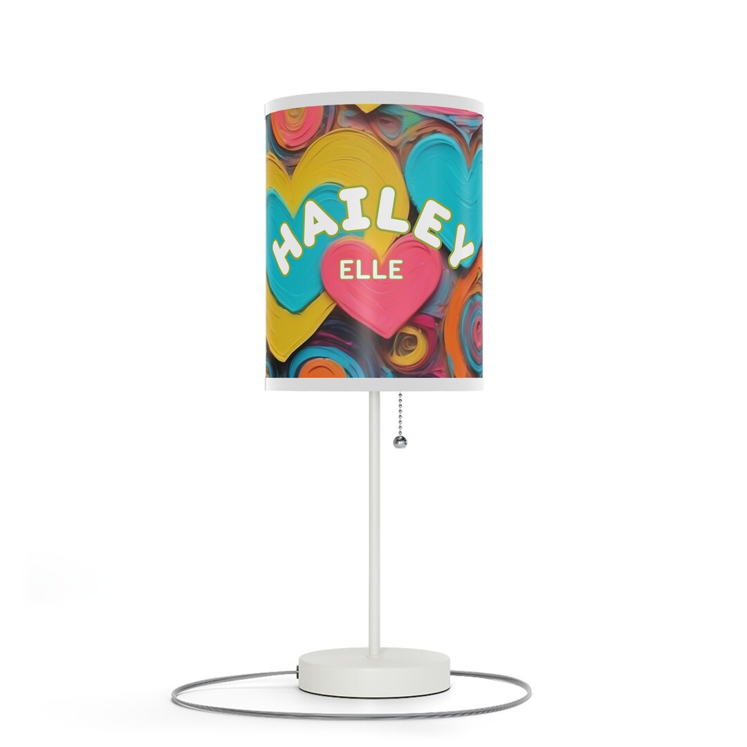 Customized Kids Lamp hearts of Love Playtime Edition, Children's Lamp ...
