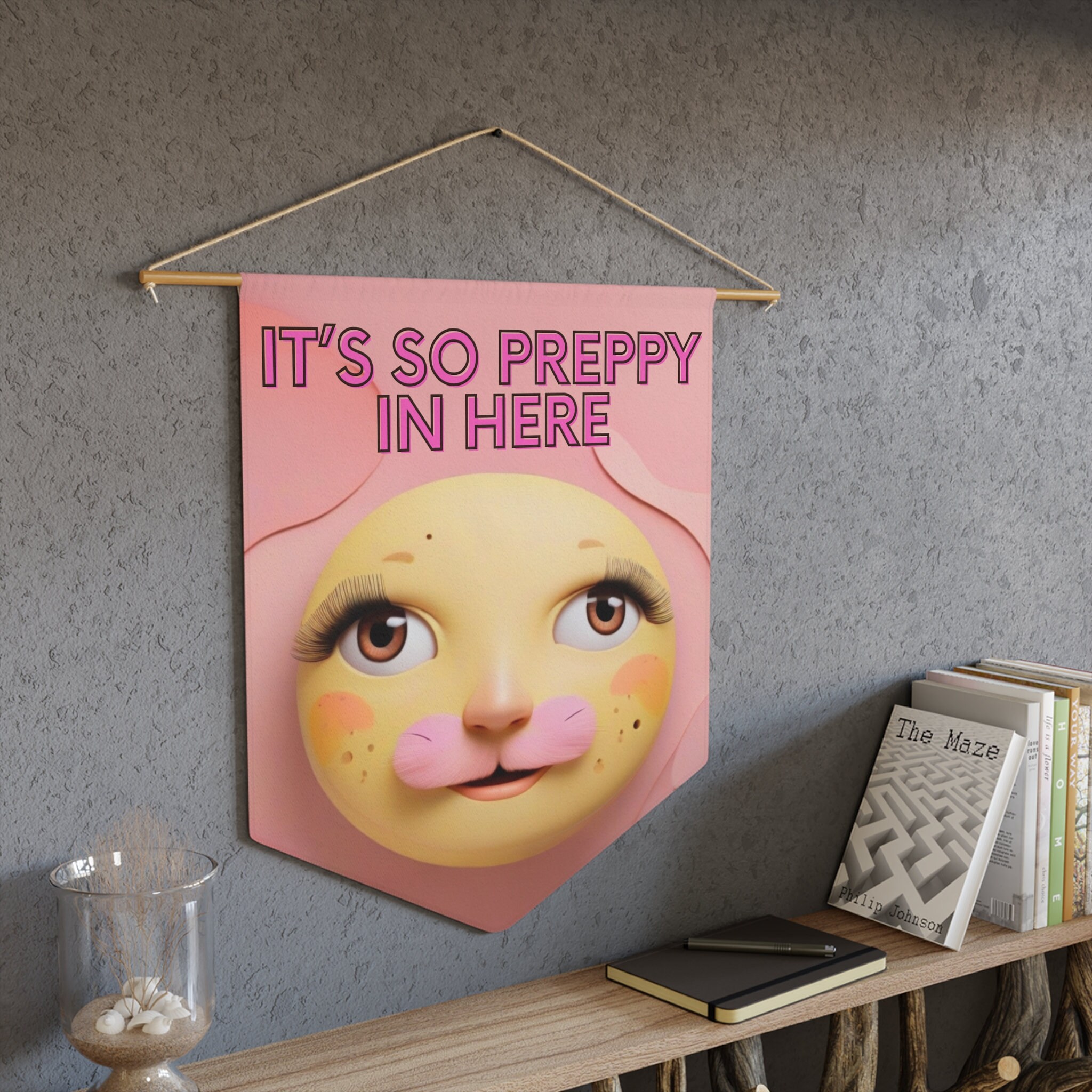 So Preppy in Here Poster, Meme Pennant, Preppy Poster, Funny Wall Art ...