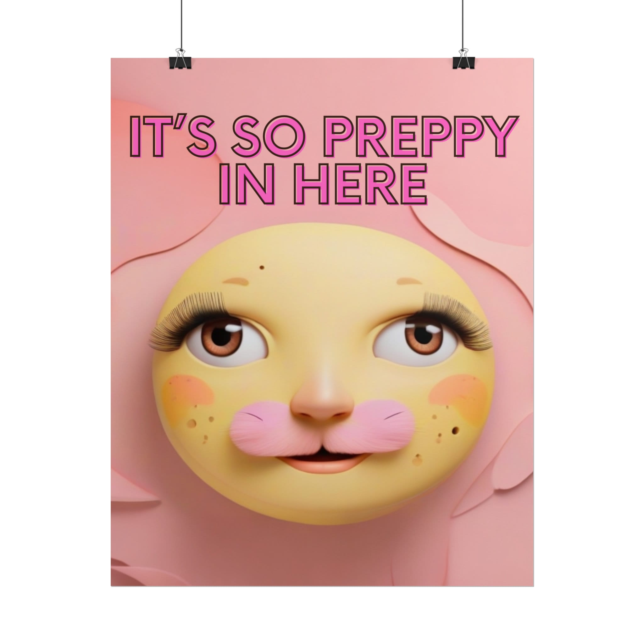 So Preppy in Here Poster, Meme Pennant, Preppy Poster, Funny Wall Art ...