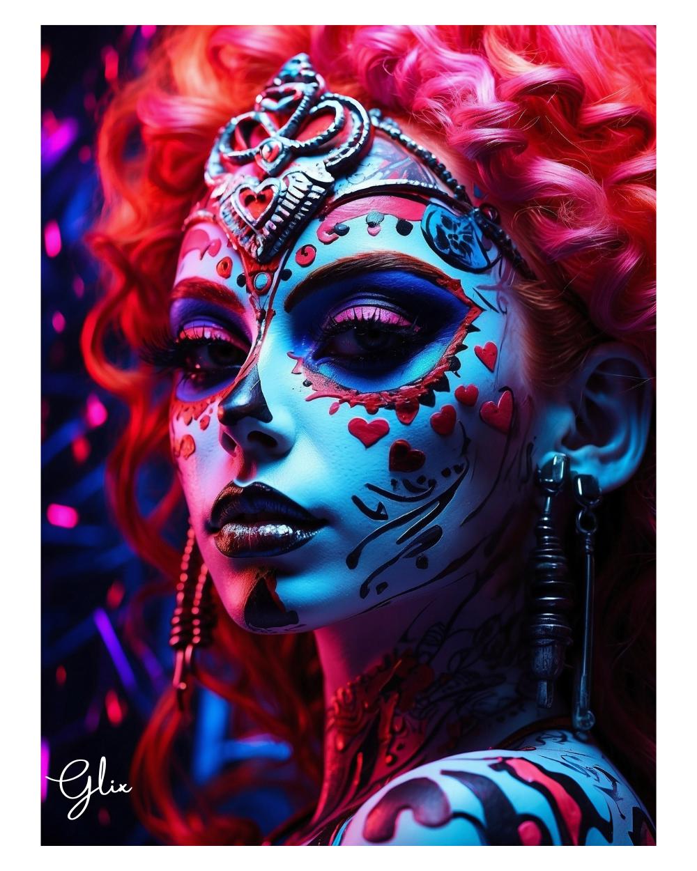 Digital Download Woman Portrait Art for Home Print PDF PNG, Calm Woman ...