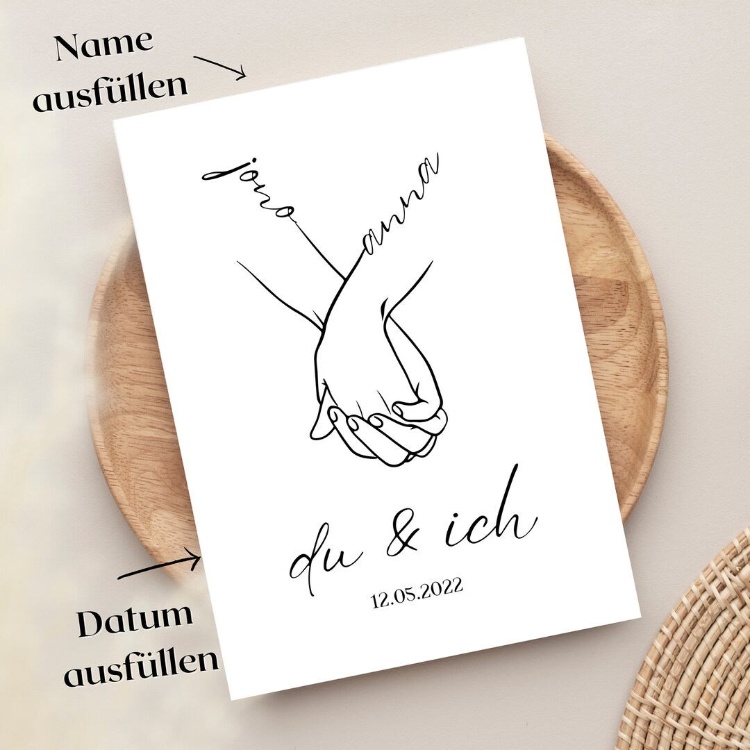 Personalized Poster for Love - Personalized Gift - Last Minute Gift ...