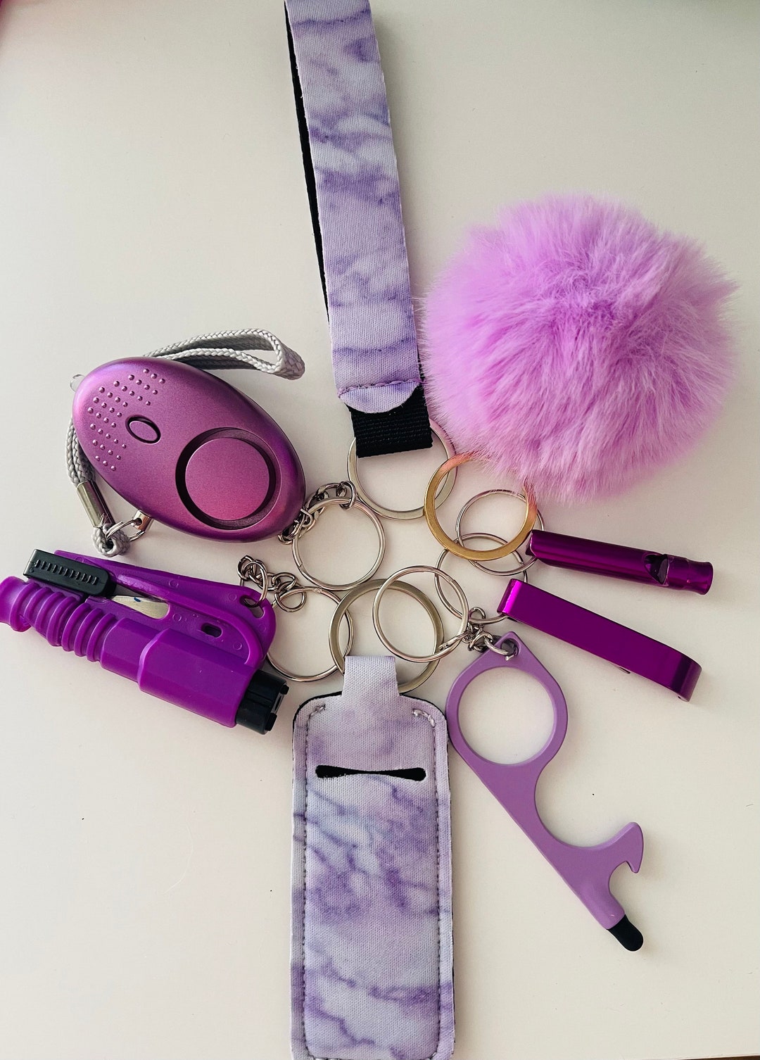 Purple Haze Safety Keychain - Etsy