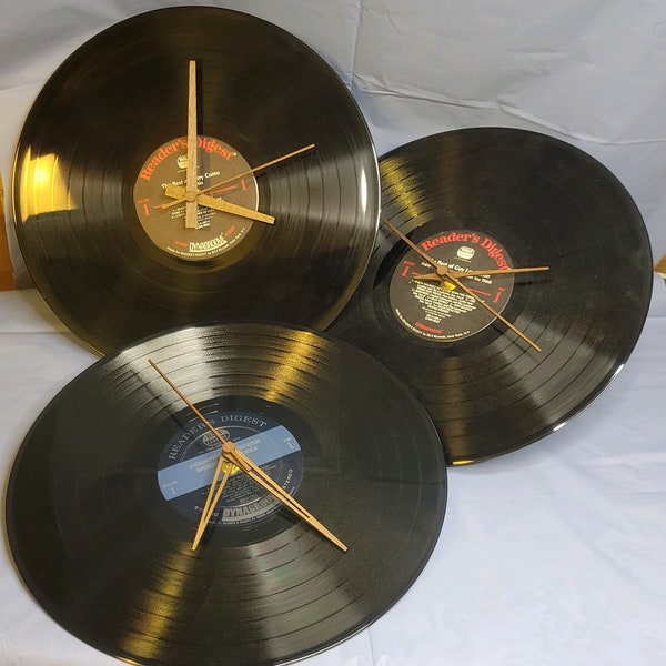 Vinyl Record Clock - Etsy