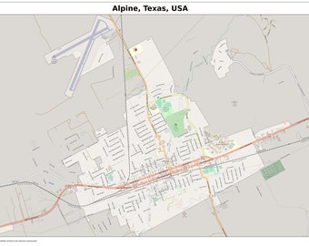 Key West Florida Map With STREET LABELS, Digital Print Poster ...