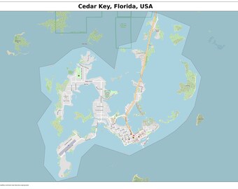 Stuart, Florida Map With STREET LABELS, Digital Print Poster, Printable ...