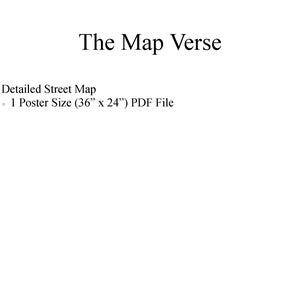 Brooker Florida Street Map | Digital Print Poster, 36x24 Inch Printable ...
