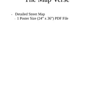 Salado, Texas Map With STREET LABELS, Digital Print Poster, Printable ...