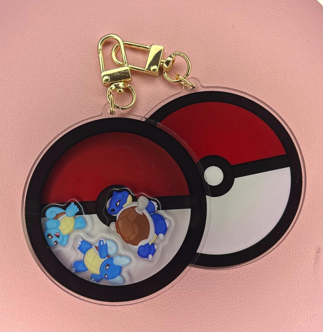 Pokémon: Shaker Keychains - Etsy