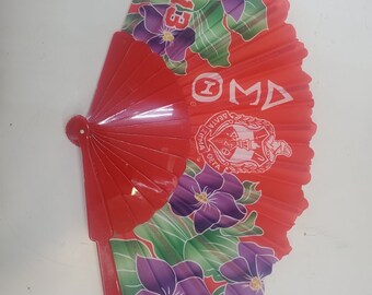 Delta Sigma Theta DST Folding Hand Fan - Etsy