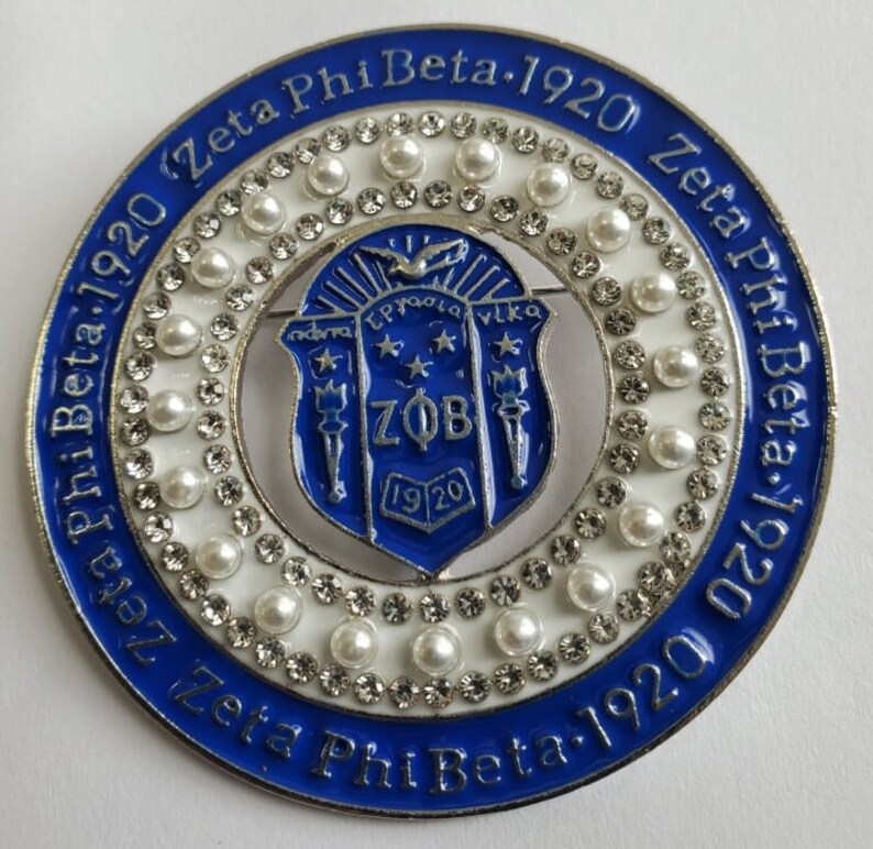 Zeta Phi Beta Pin Brooch - Etsy