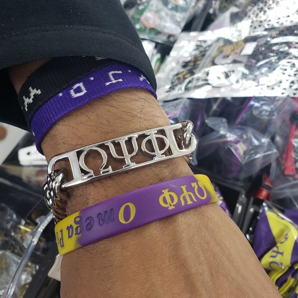 Omega Psi Phi Bracelet - Etsy