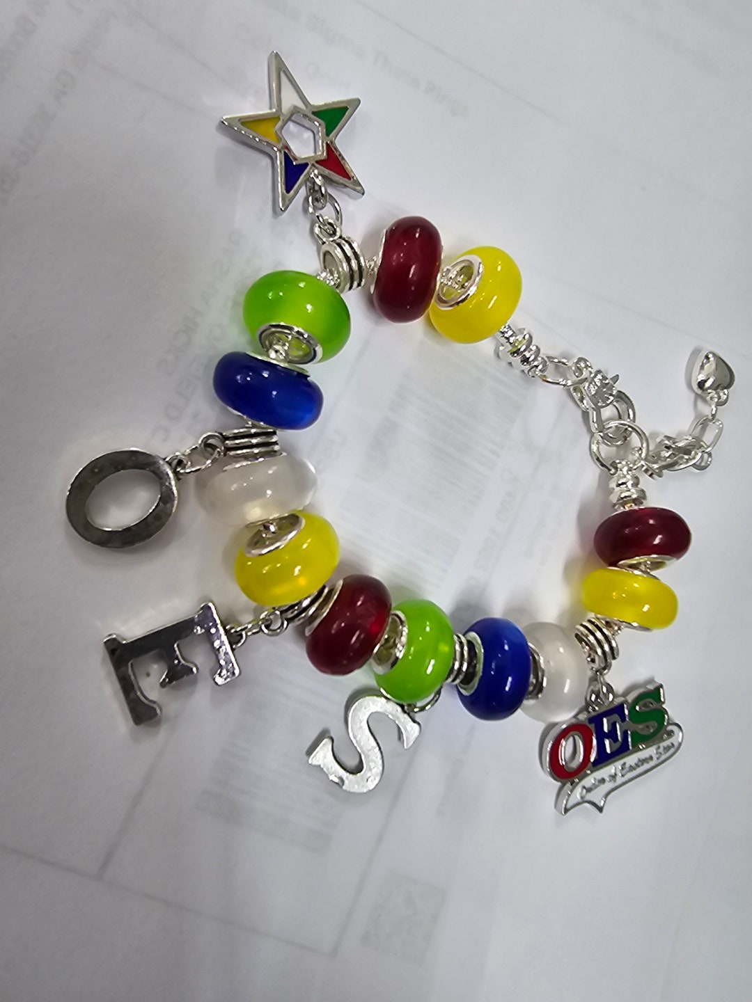 Oes Charm Bracelet,oes Charm Bracelet - Etsy
