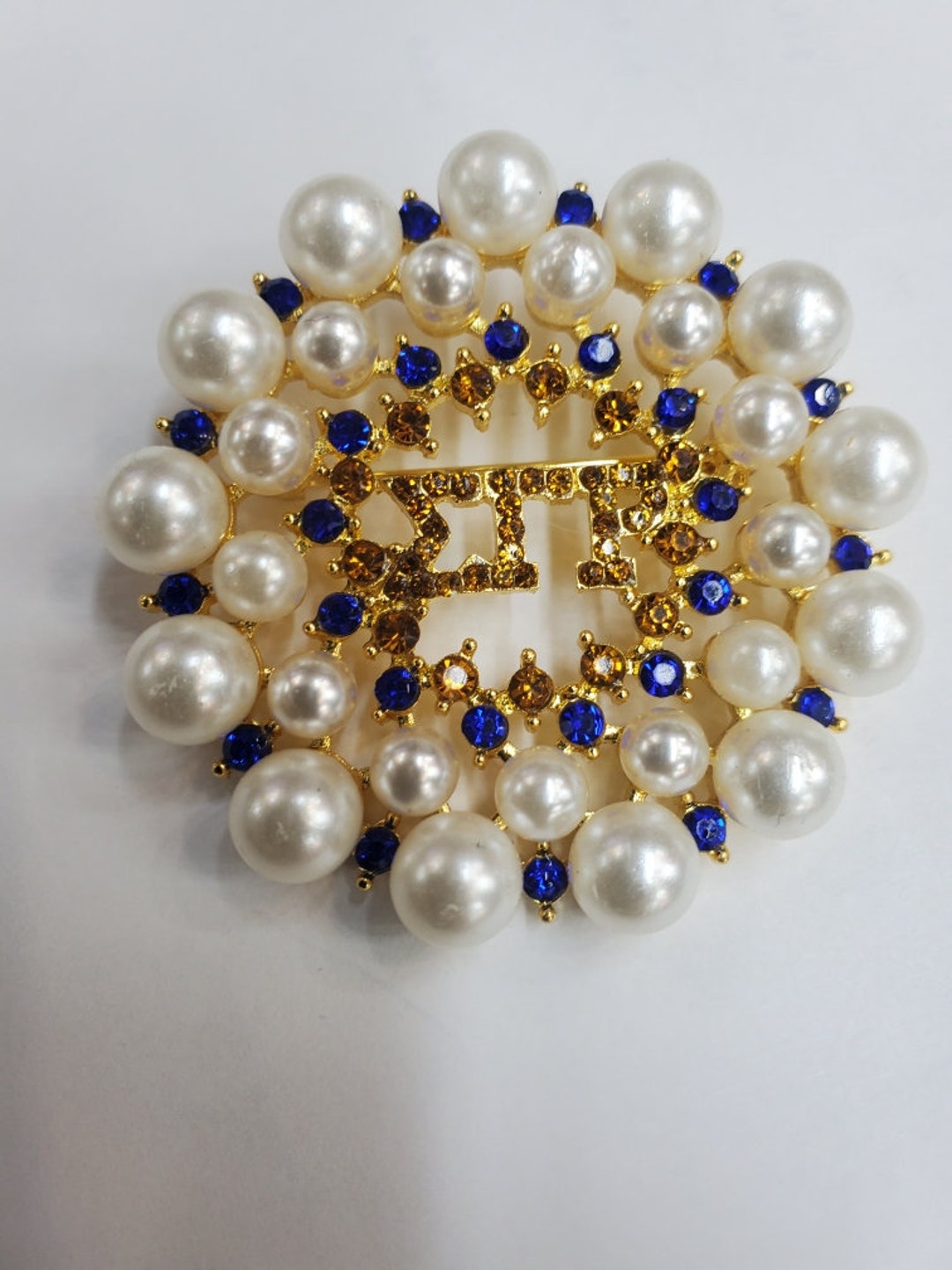 Sigma Gamma Rho Pearl Pin Brooch - Etsy