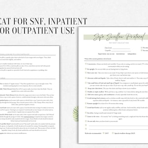 Dysphagia Safe Swallow Strategies: Dementia Caregiver Guide Education ...