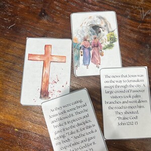 Easter Bible Story Sequence Cards Printable for Kids; Sunday School ...
