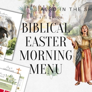 Bible Worksheets Morning Menu Activities: Homeschool Curriculum Planner ...