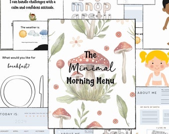 Bible Worksheets Morning Menu Activities: Homeschool Curriculum Planner ...