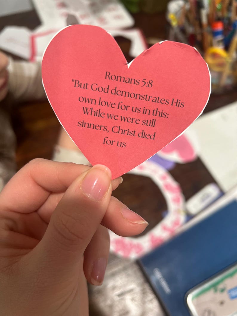 Bible Craft Jesus Loves You Craft Printable for Kids; Sunday School ...