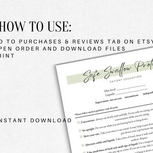 Dysphagia Safe Swallow Strategies: Dementia Caregiver Guide Education ...