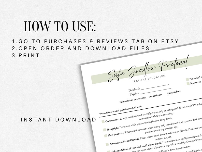 Dysphagia Safe Swallow Strategies: Dementia Caregiver Guide Education ...