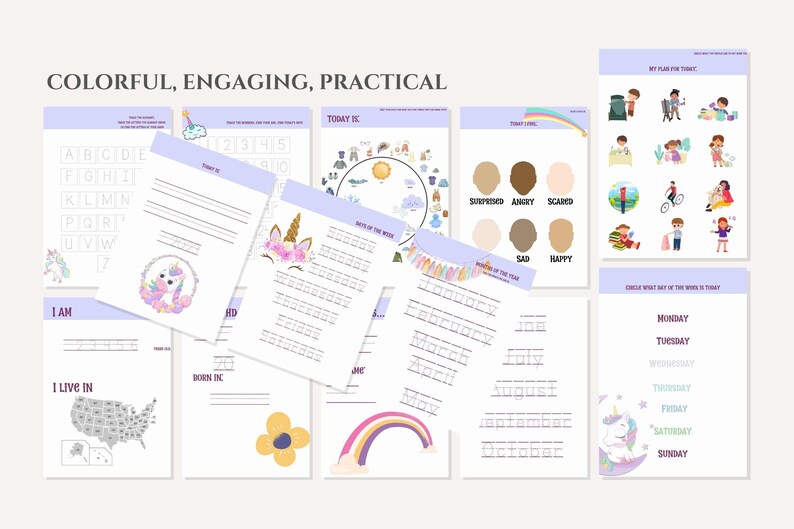 Homeschool Printables Morning Menu Activities: Homeschool Curriculum ...