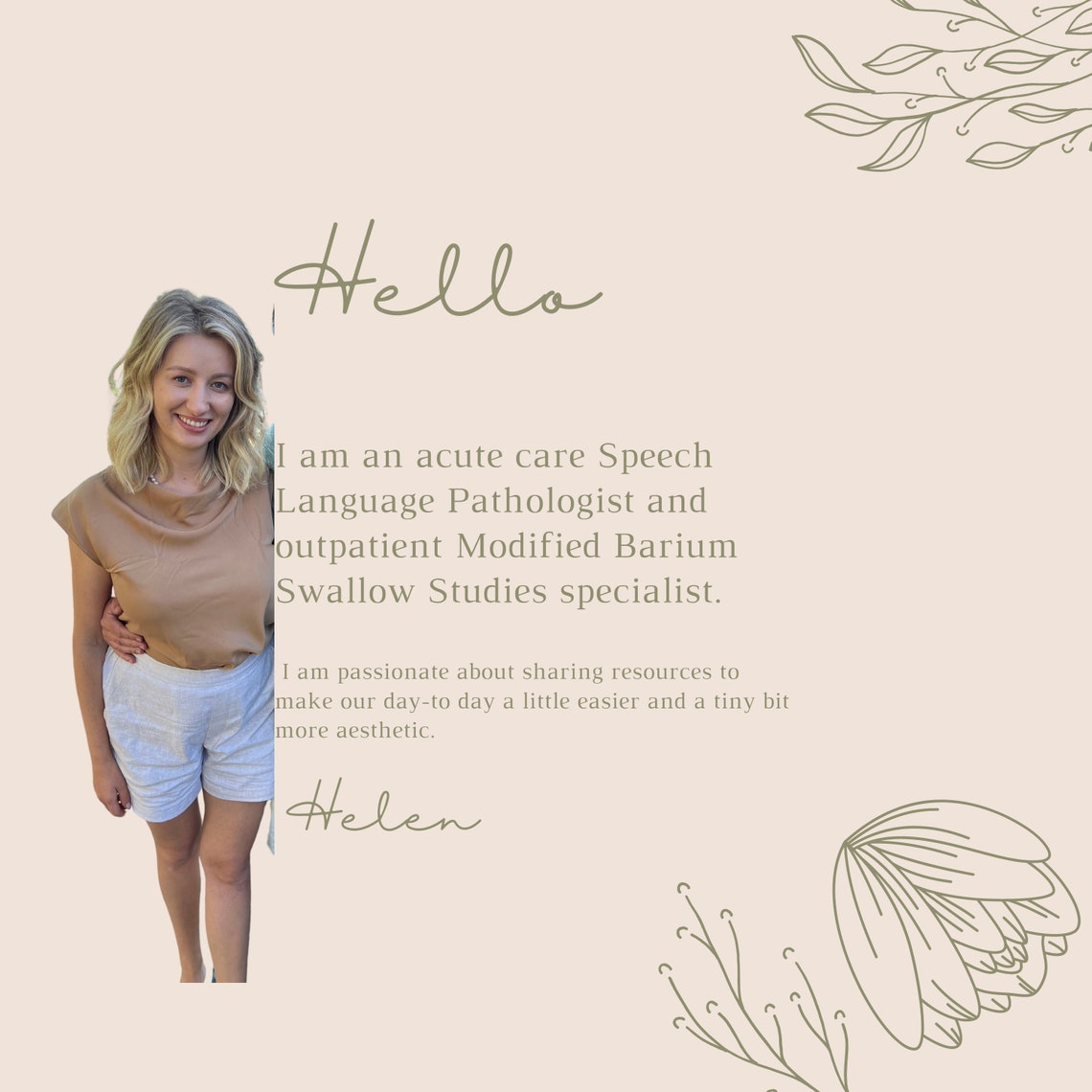 Aphasia ID Card EDITABLE Printable Digital Identification Card Patient ...