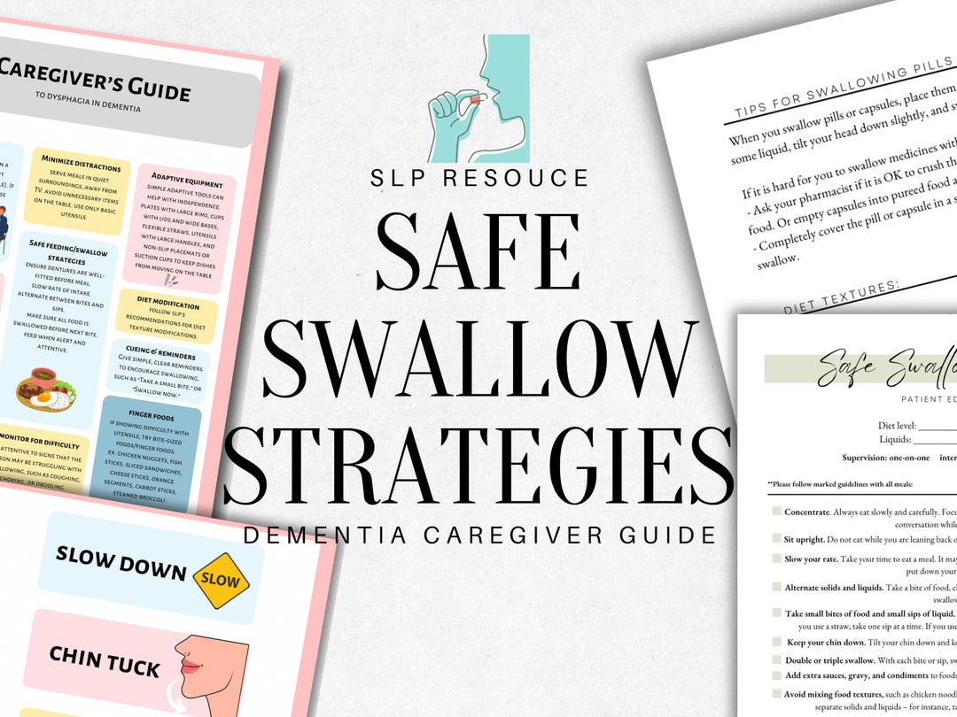 Medical Speech Therapy Patient Education; Aspiration Precautions ...