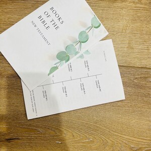 Books of the Bible Booklet Bible Worksheets: Homeschool Kids - Etsy